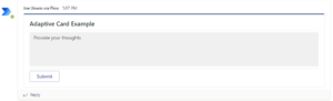 Getting Data from Adaptive Cards in Microsoft Teams - FlowJoe.io