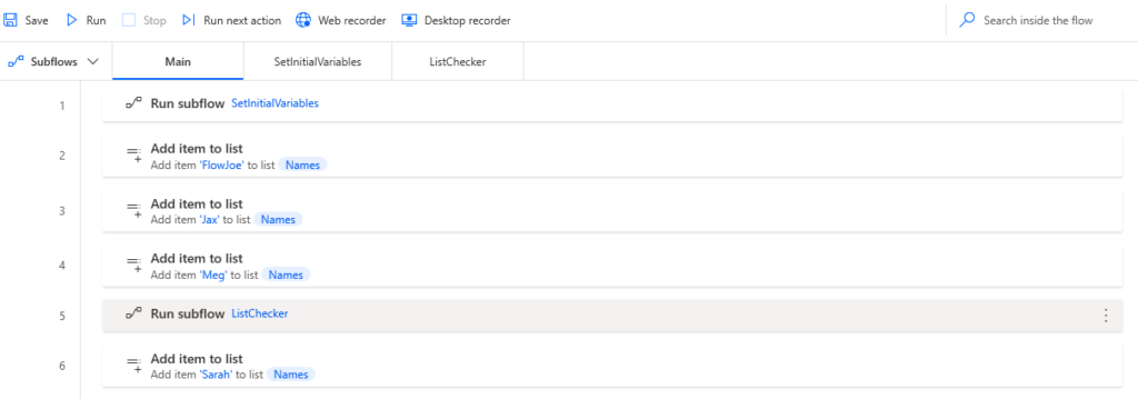 Maintain clean and reusable code in Power Automate Desktop Flows with Subflows - FlowJoe.io