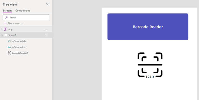 Add an Image as a Barcode / QR Code Reader Button in Power Apps ...