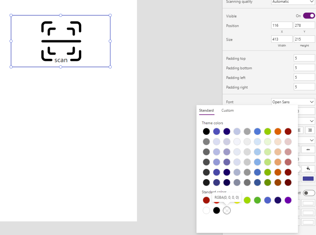 Add an Image as a Barcode / QR Code Reader Button in Power Apps ...