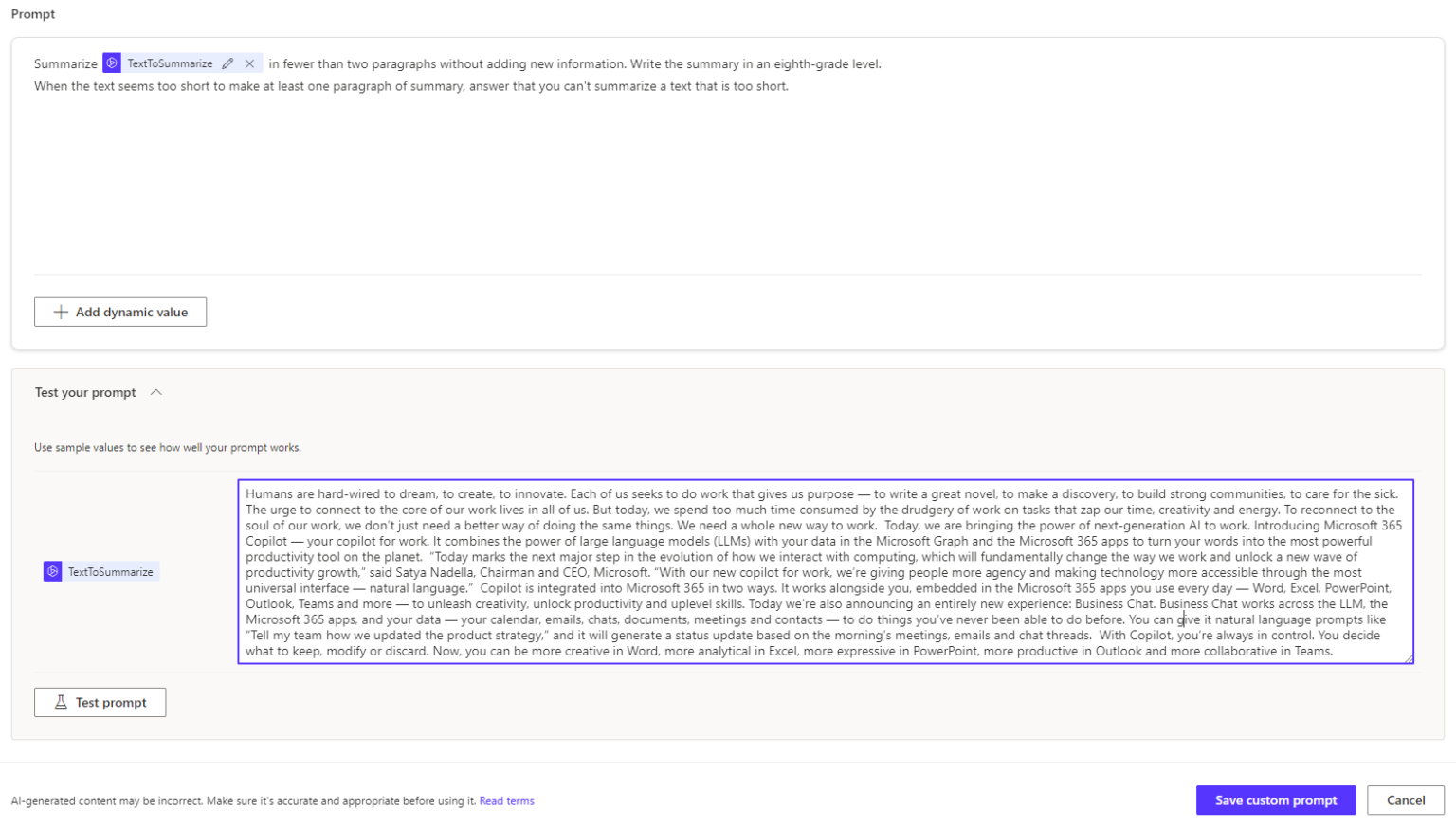 Build and Share Prompts with the Power Platform Prompt Builder using AI ...