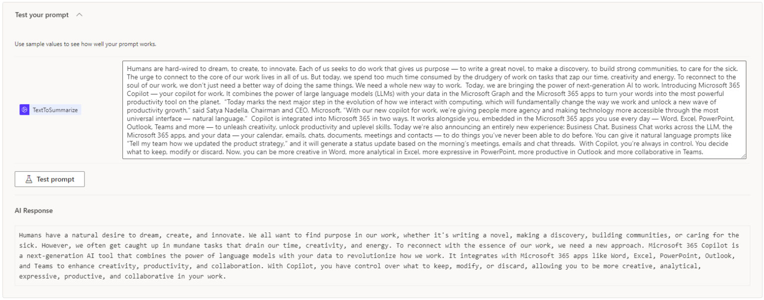 Build and Share Prompts with the Power Platform Prompt Builder using AI ...